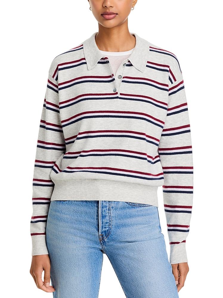 LEVI'S Long Sleeve Striped Polo Top